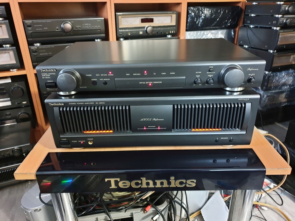 WZMACNIACZ TECHNICS SU-C800U+SE-A800S TOP MODEL!! - 7867858087 - oficjalne archiwum Allegro