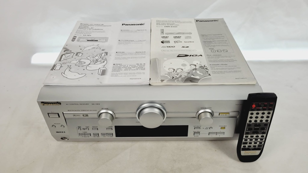 WZMACNIACZ PANASONIC SA HE 9 amplituner 5.1 - 12541100001 - oficjalne archiwum Allegro