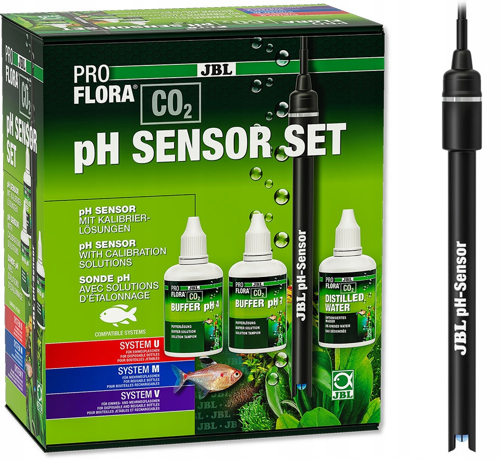 JBL ProFlora pH-Sensor Set Elektroda Płyn kalibr. - 11866593345 ...