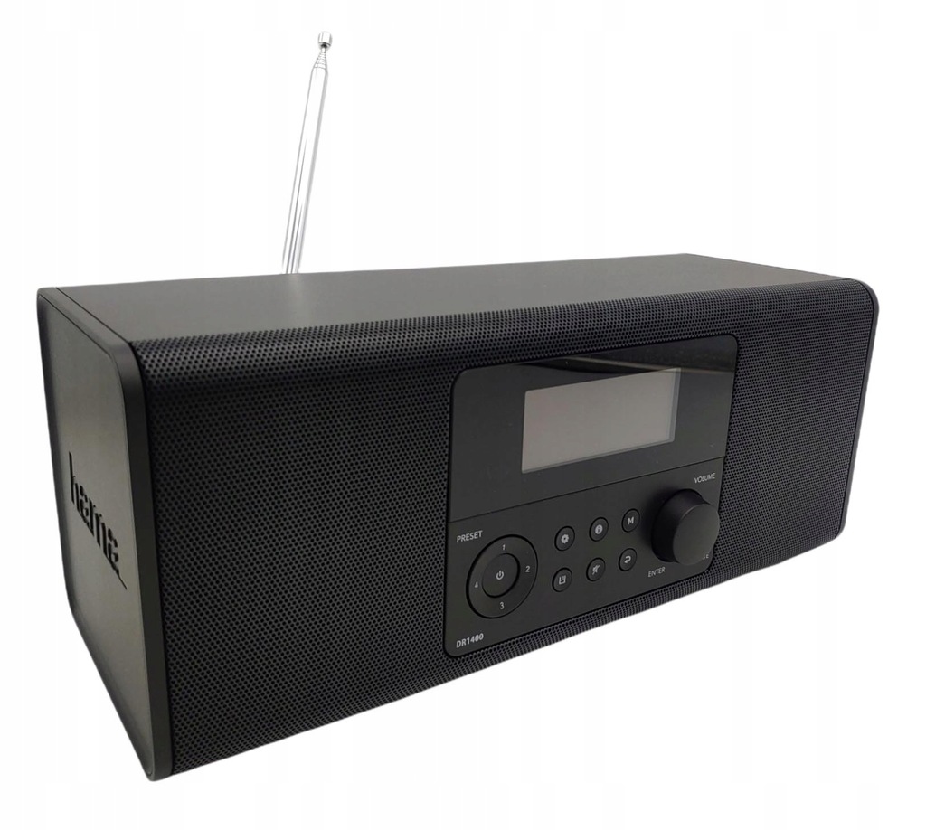 RADIO CYFROWE BUDZIK DR1400 DAB+ FM CZARNE HAMA - 12944906273 ...