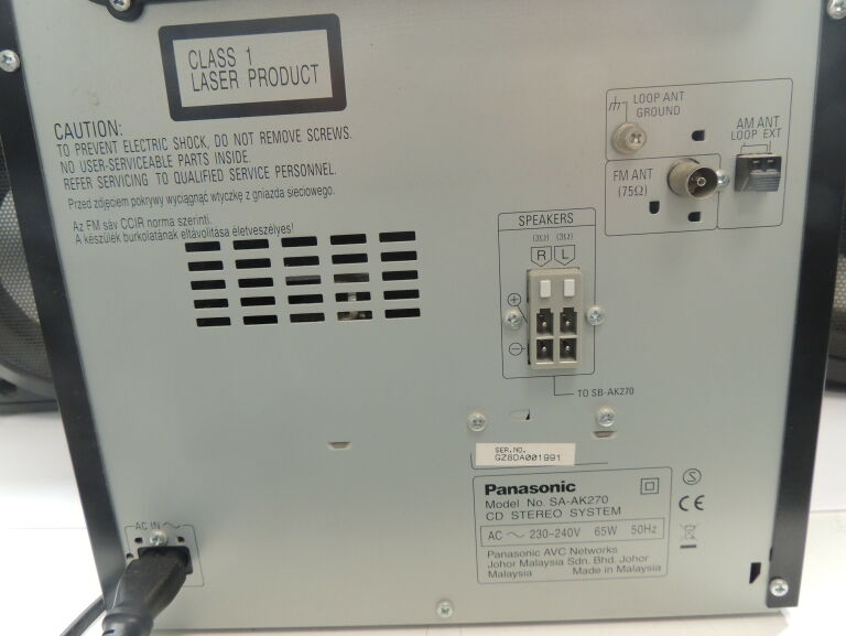 WIEŻA PANASONIC SA-AK270 - 11514754276 - oficjalne archiwum Allegro