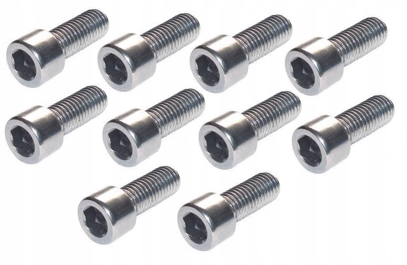 Śruba imbusowa nierdzewna A2 M8x25 10 szt INOX - 12926466899 - oficjalne archiwum Allegro