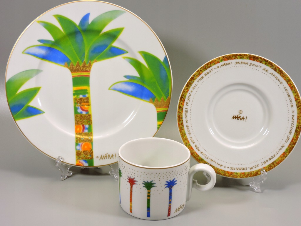Filiżanka Goebel design Mara palma ręczna praca - 13470641882 ...