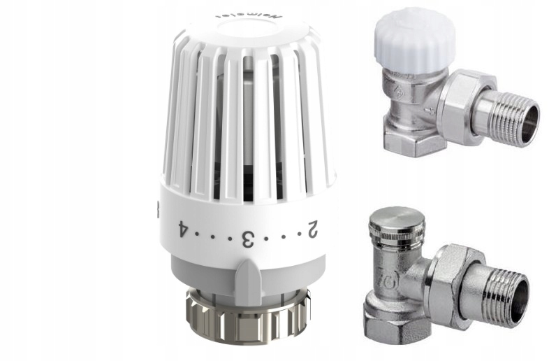 IMI HEIMEIER ZESTAW TERMOSTATYCZNY KĄTOWY Z GŁOWICĄ D OD 16° CALYPSO EXACT - 16942534149 ...