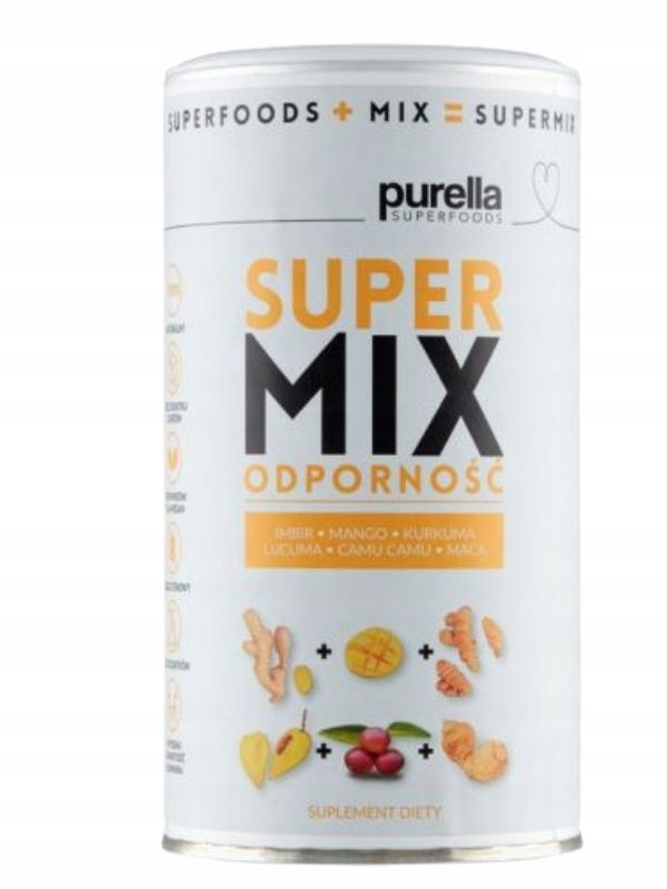 Purella Super Mix Odporność Vege Bezglutenowy 150g - 11264613502 ...