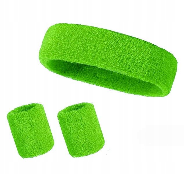 ZESTAW ŚCIĄGACZY OPASEK ZIELONE FROTA LATA 80 - 14343274154 - oficjalne ...