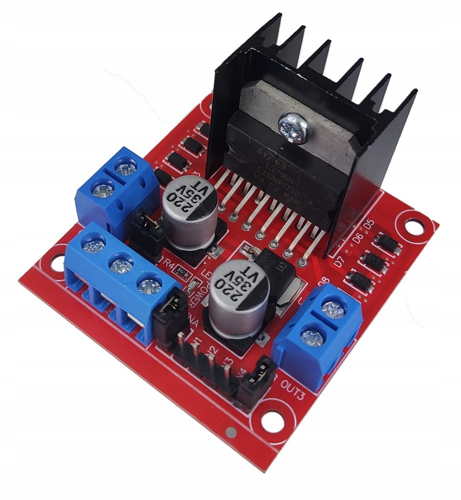 Mostek H sterownik silnika krokowego i DC L298N - 14572463487 - oficjalne archiwum Allegro