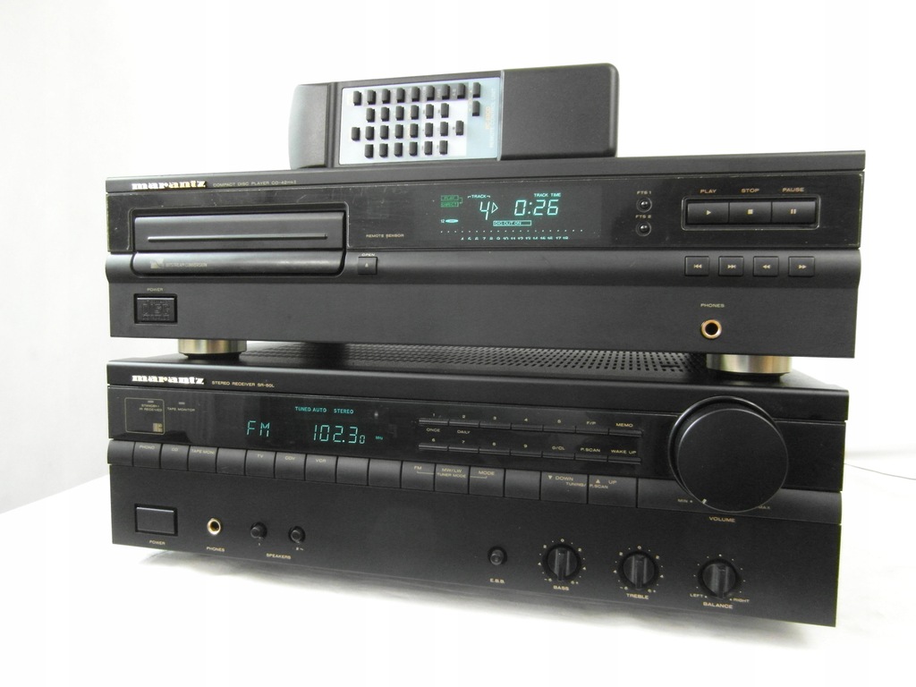 Amplituner MARANTZ SR-50L plus CD MARANTZ CD-42 MK.2 (pilot) - 16593124338 - oficjalne archiwum ...