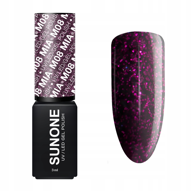 Sunone Lakier hybrydowy UV/LED M08 Mia 3g - 12956528236 - oficjalne ...