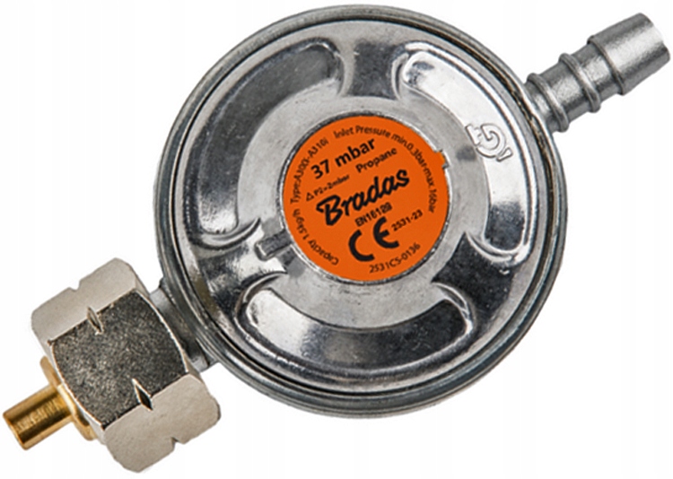 REDUKTOR DO BUTLI GAZOWEJ NISKIEGO CIŚNIENIA 37 mbar PROPAN BUTAN DO 11 KG - 15831217268 ...