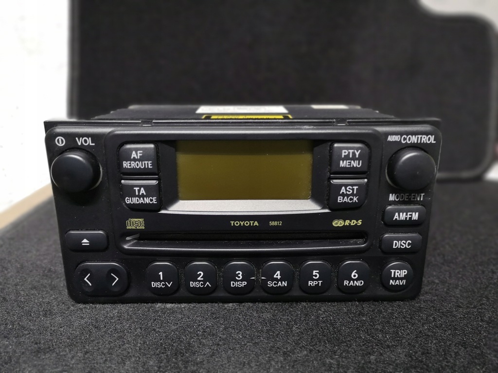 Radio Toyota Rav4 II LAND CRUISER CD 01-05 IDEALNE - 13048440304 ...