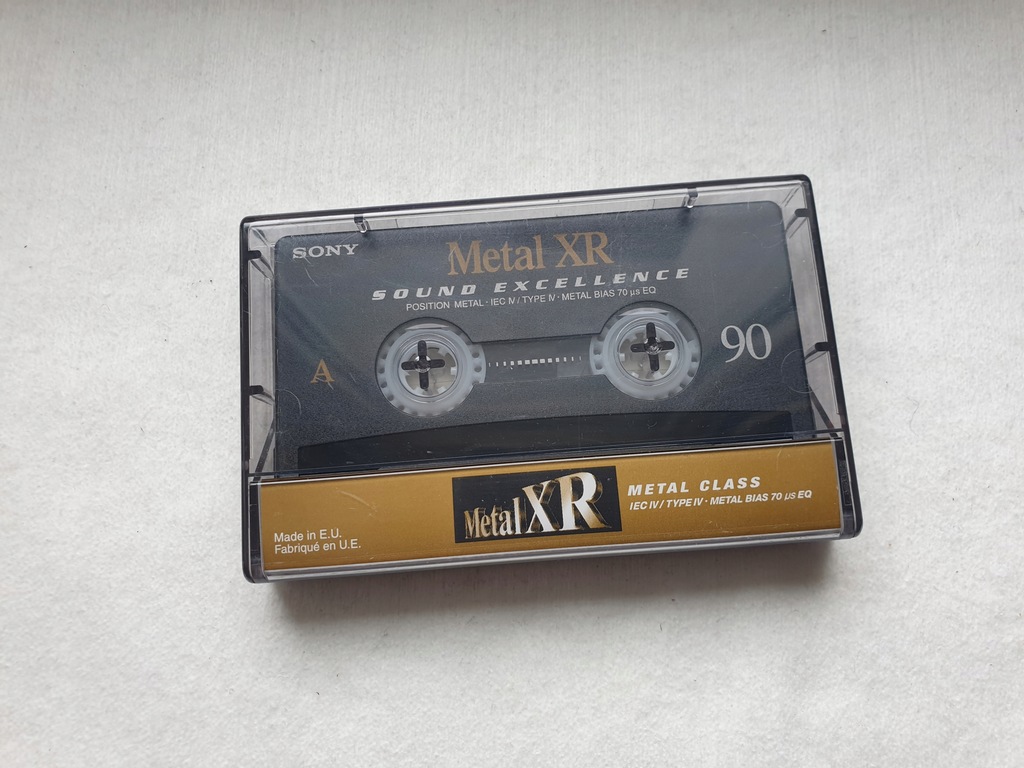 Kaseta SONY Metal XR 90 ( NOWA ) - 11771366304 - oficjalne archiwum Allegro