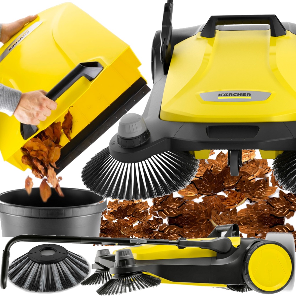 KARCHER S 6 TWIN ZAMIATARKA RĘCZNA KOSTKA KOMPLET - 11149425813 - oficjalne archiwum Allegro