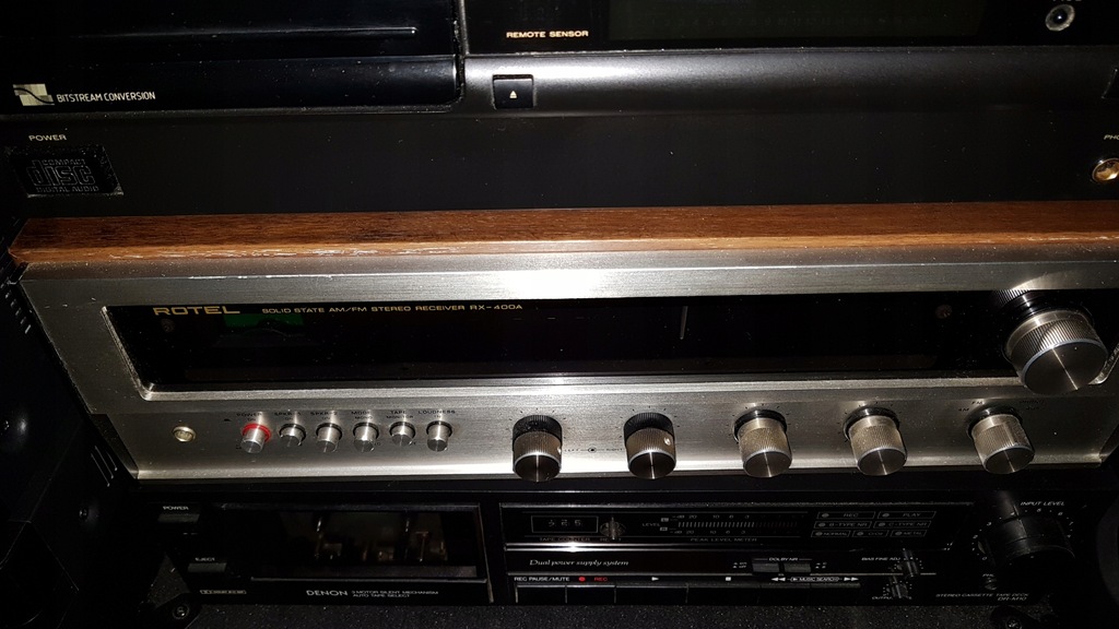 Amplituner Rotel RX-400A Idealny! - 10033533222 - oficjalne archiwum ...