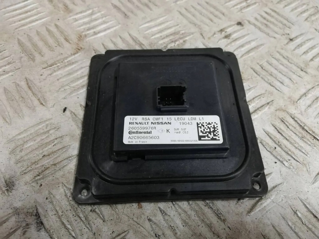 Renault Megane IV PRZETWORNICA MODUŁ LAMPY 260559976R - 15239232521 ...