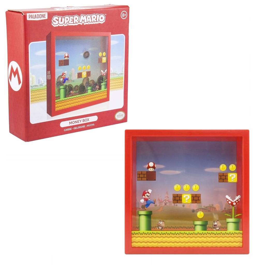SKARBONKA SUPER MARIO 18 CM/Mario Arcade Money Box - 12356577744 ...