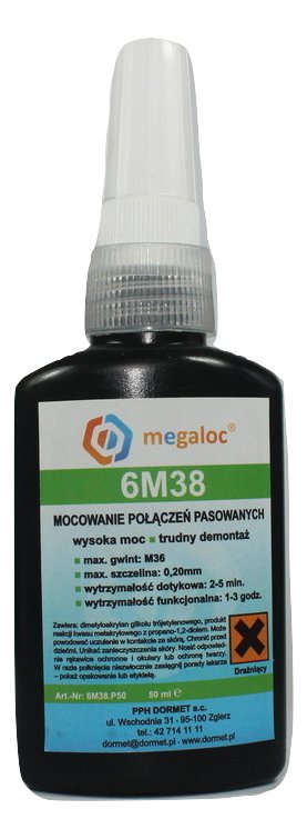 Klej do łożysk Megaloc 6M38 wysoka moc 50 ml - 11885483173 - oficjalne ...