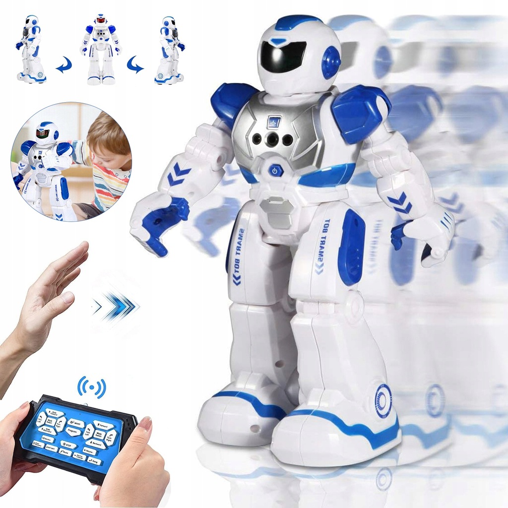 INTELIGENTNY ROBOT INTERAKTYWNY ZDALNIE STEROWANY GESTAMI MÓWI, TAŃCZY ...