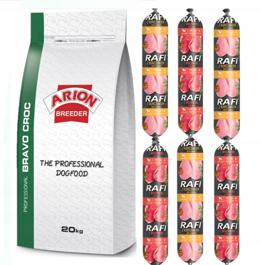 ARION BREEDER PROFFESIONAL BRAVO CROC 20KG KARMA - 11488914165 - oficjalne archiwum Allegro