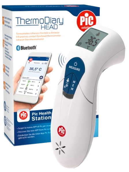 PIC ThermoDiary Head termometr bezdotykowy - 12402024963 - oficjalne archiwum Allegro