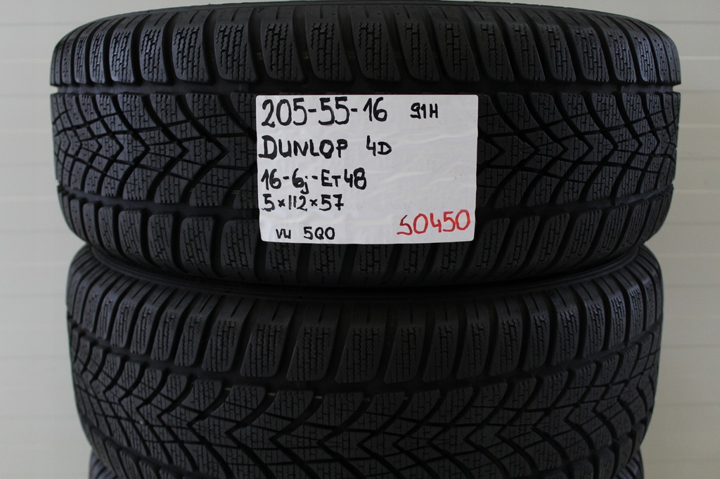 OPONY ZIMOWE DUNLOP WINTER SPORT 4D 205/55/16 91H - 7736726226 - oficjalne archiwum Allegro