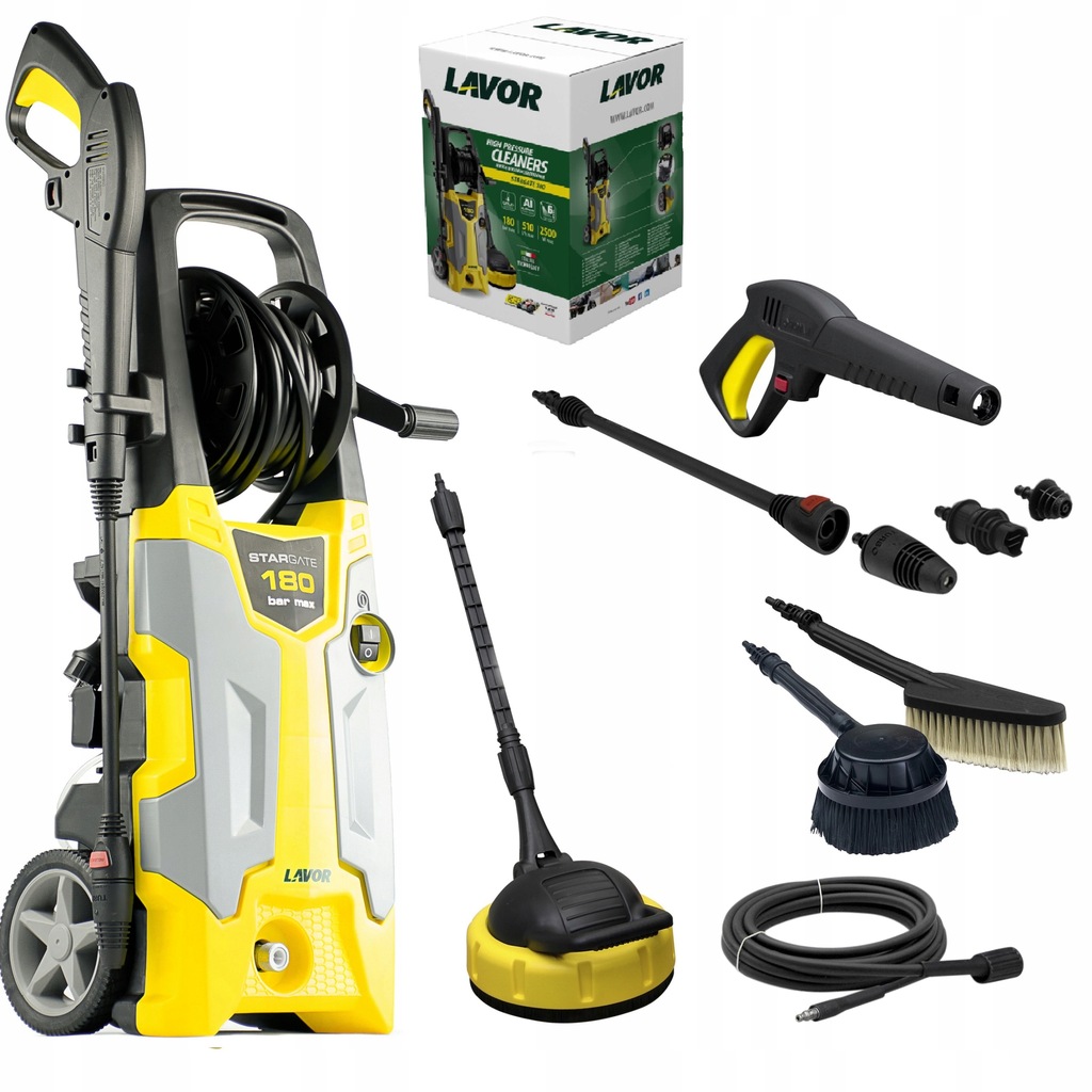 MYJKA CIŚNIENIOWA LAVOR STARGATE 180 BAR 270EWBAR - 14099000236 - oficjalne archiwum Allegro