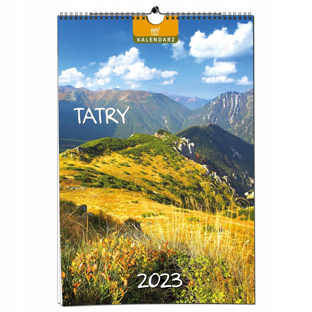 Kalendarz 2023 ścienny B3 7 planszowy TATRY - 12917130231 - oficjalne archiwum Allegro
