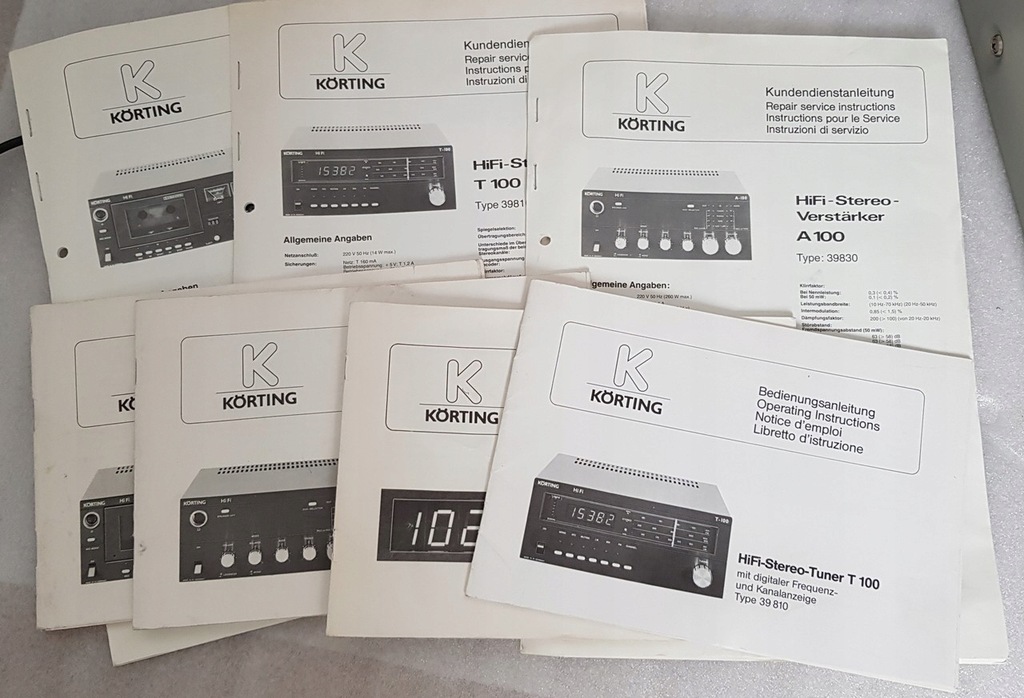 WIEŻA VINTAGE KORTING HI-FI A100 TUNER FM - 9064836035 - oficjalne ...