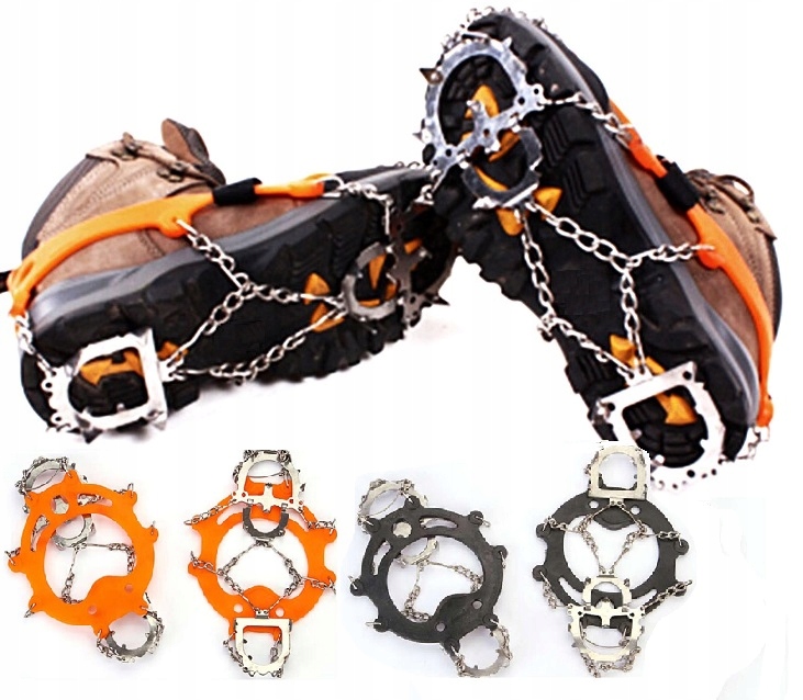 Raki PREMIUM L MOCNE raczki turystyczne na buty - 11788124364 ...