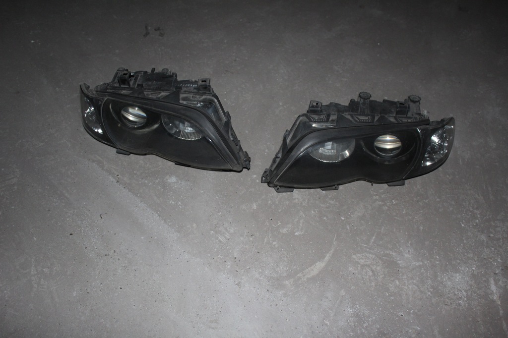 BMW E46 xenon reflektory przód komplet europa - 12948020039 - oficjalne archiwum Allegro