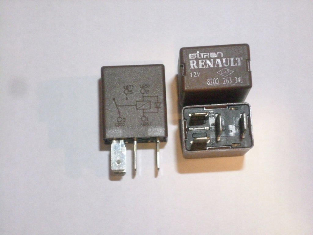 Przekaznik BITRON 12v Renault 8200263345 - 17225786371 - oficjalne ...