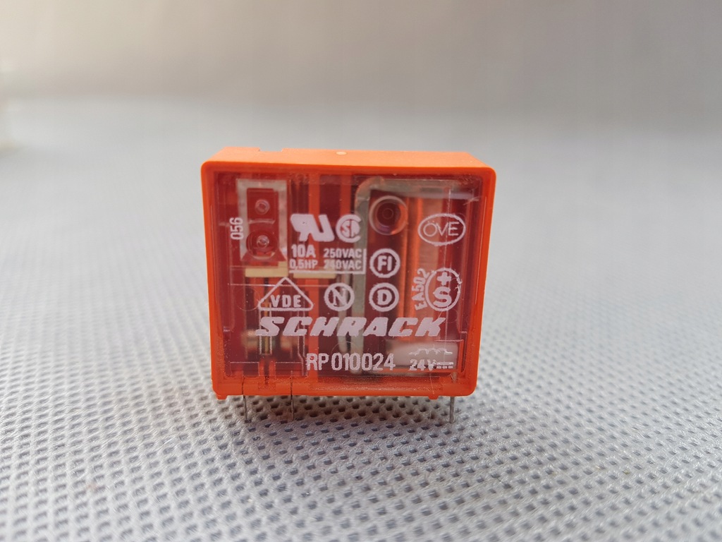 Przekaźnik 24V, 8A SCHRACK RP010024, stycznik - 7068256771 - oficjalne ...