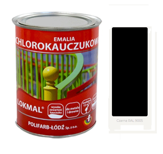 LOKMAL EMALIA CHLOROKAUCZUK. 5L CZARNA - 12058563383 - oficjalne ...