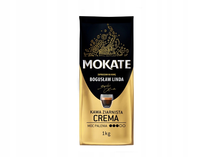 Kawa ziarnista MOKATE Crema 1 kg - 10706833717 - oficjalne archiwum Allegro