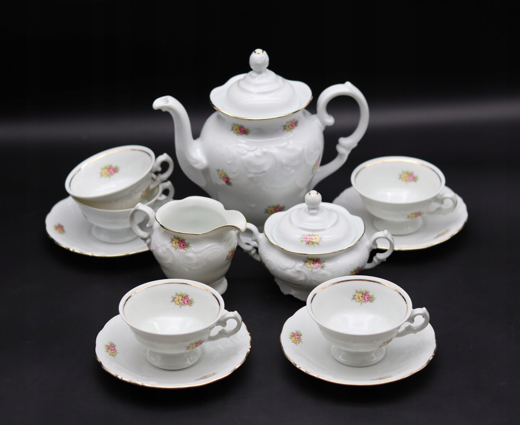 Porcelanowy serwis do kawy, Wawel, 12 el - 13041829664 - oficjalne archiwum Allegro