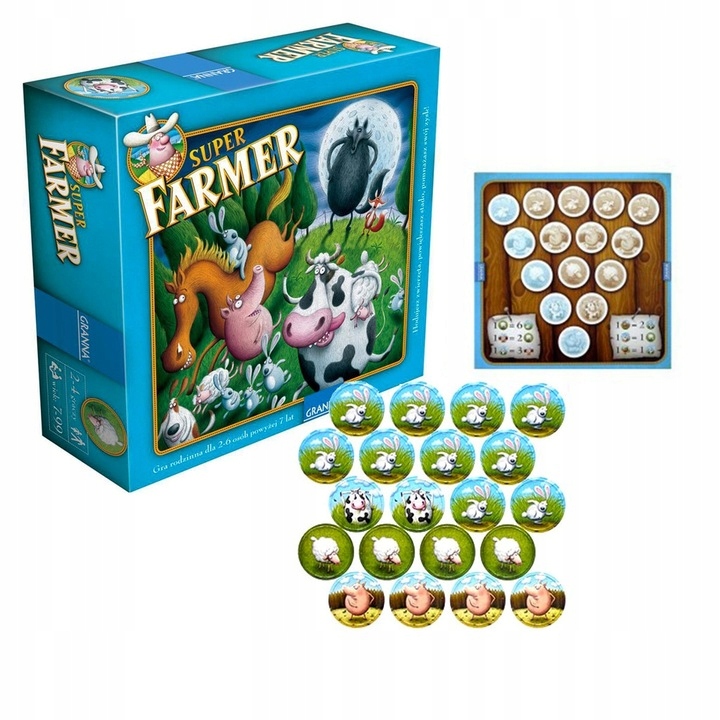 GRANNA SUPER FARMER DELUX GRA PLANSZOWA FARMA - 12940529344 - oficjalne ...