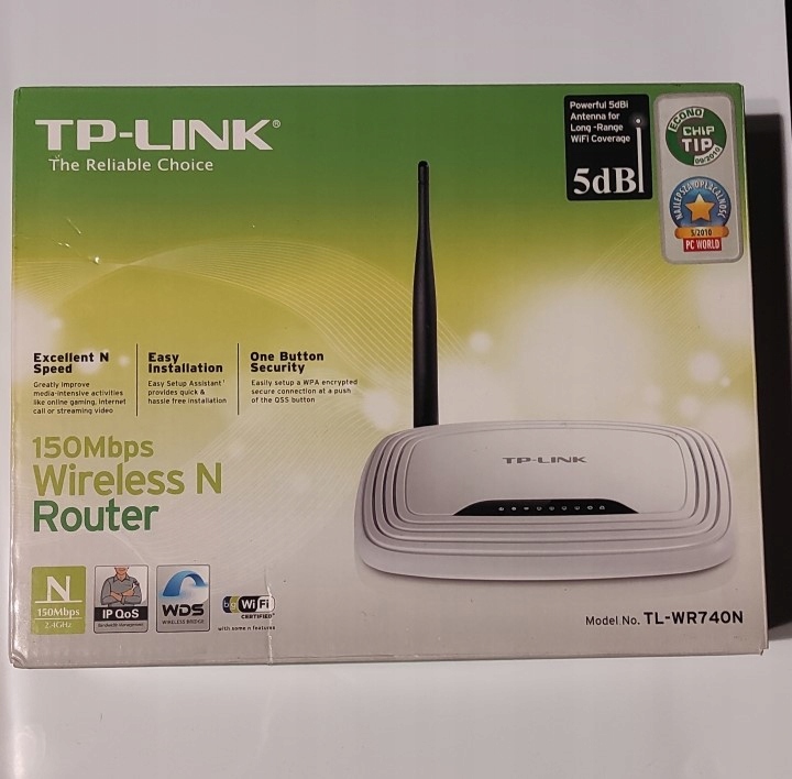 Router TP-Link TL-WR740N biały jak nowy - 13200353070 - oficjalne archiwum Allegro