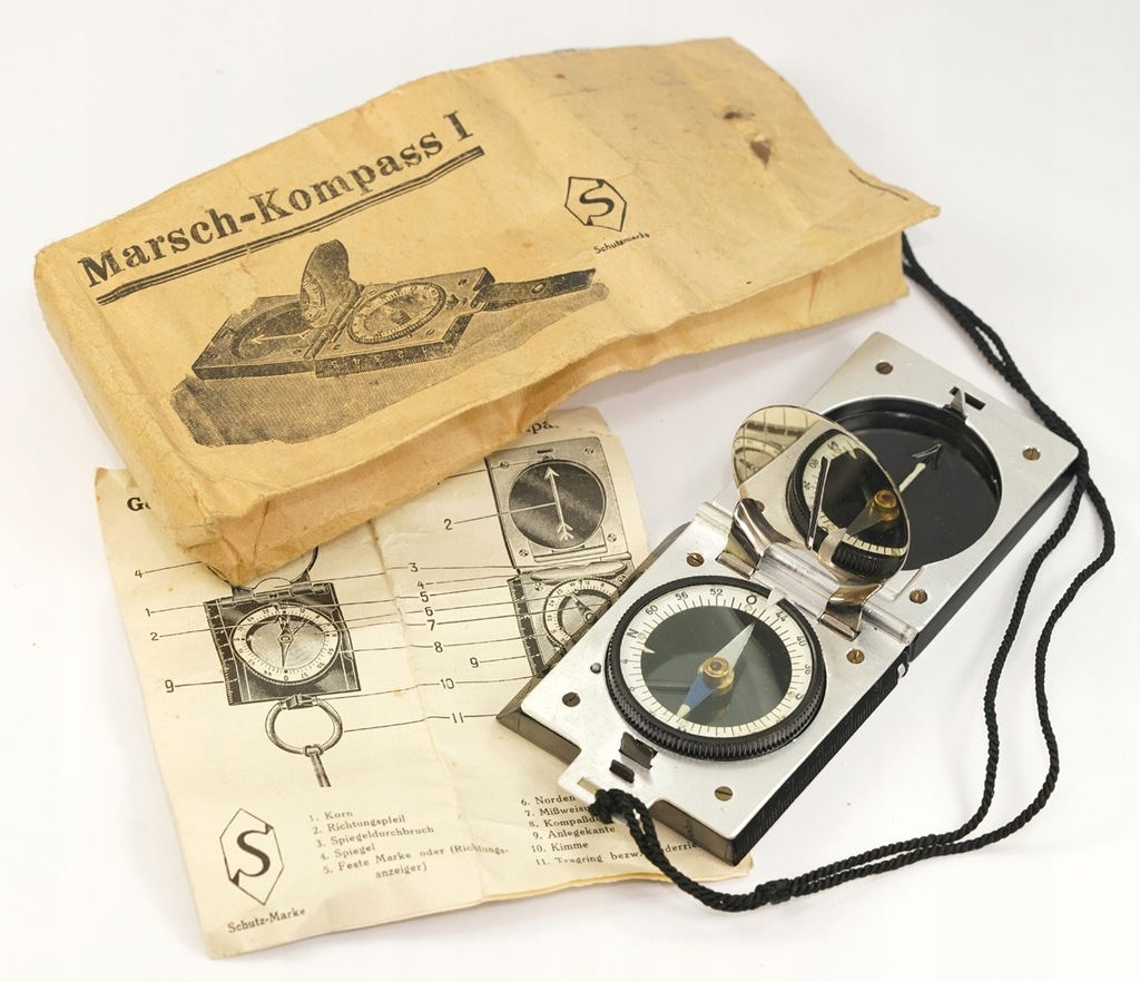 Kompas Marsch Kompass DRP Wojskowy Wehrmacht HJ - 13184643120 ...