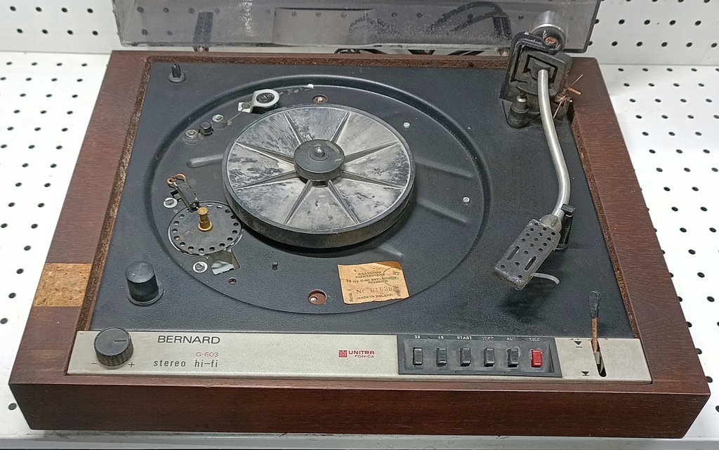 Gramofon Unitra BERNARD G-603FS brązowy - 13987729049 - oficjalne ...