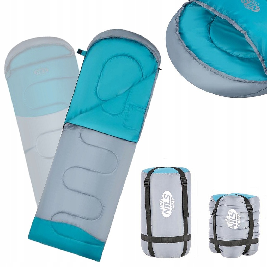 Śpiwór turystyczny mumia NILS CAMP M Niebieski - 13751956522 - oficjalne archiwum Allegro