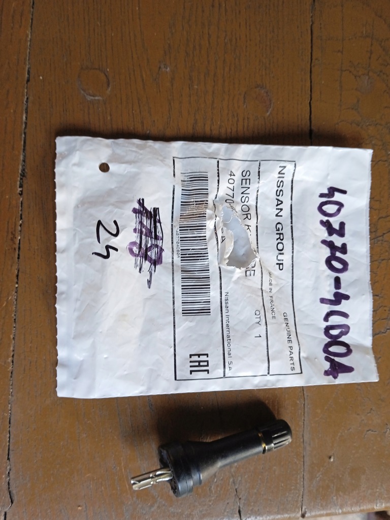 Wentyl czujnika ciśnienia nissan 40770-4CB0A - 11572921694 - oficjalne ...