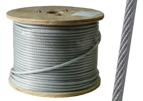 50m Lina Linka Stalowa PCV 8mm 6x19+FC ocynkowana - 6904375706 - oficjalne archiwum Allegro