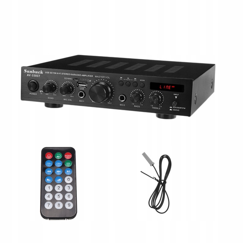 AMPLITUNER WZMACNIACZ STEREO HIFI USB 2000W PILOT - 11255347324 - oficjalne archiwum Allegro