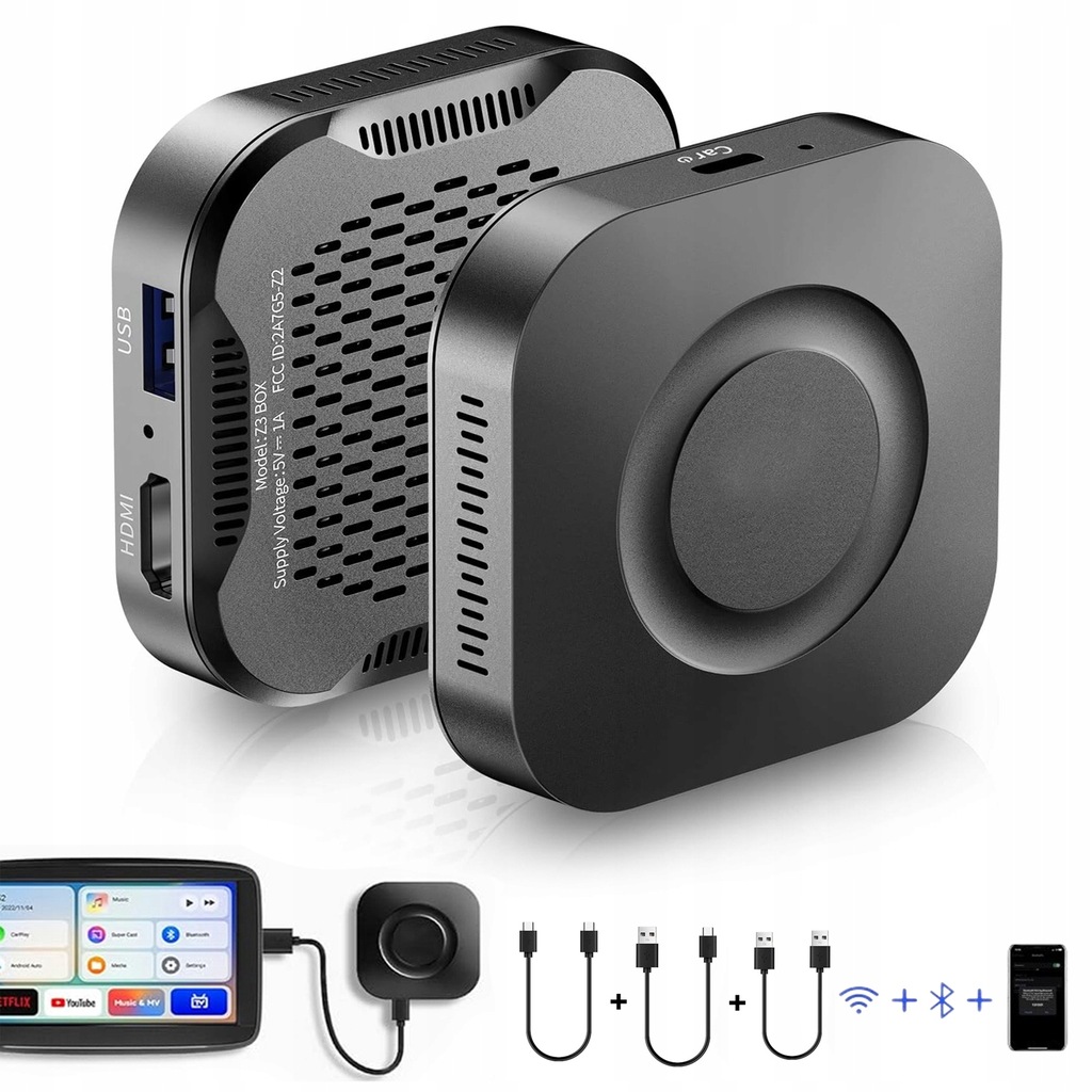 BEZPRZEWODOWY ADAPTER CARPLAY, ANDROID CAR I APPLE CARPLAY ADAPTER 3W1 ... BEZPRZEWODOWY ADAPTER CARPLAY, ANDROID CAR I APPLE CARPLAY ADAPTER 3W1 ...