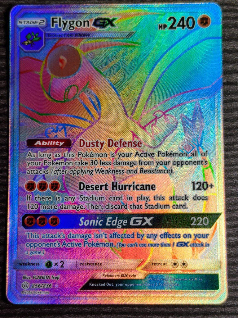 Karta Pokemon TCG Flygon GX (CEC 256) - 11342086542 - oficjalne ...