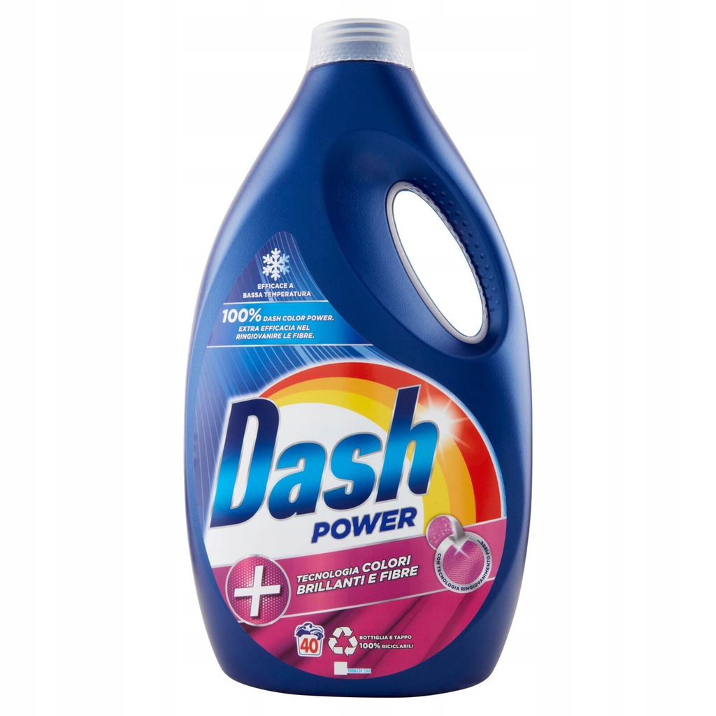 Żel do prania Dash Power Colori e Fibre 40 prań - 12664749144 ...
