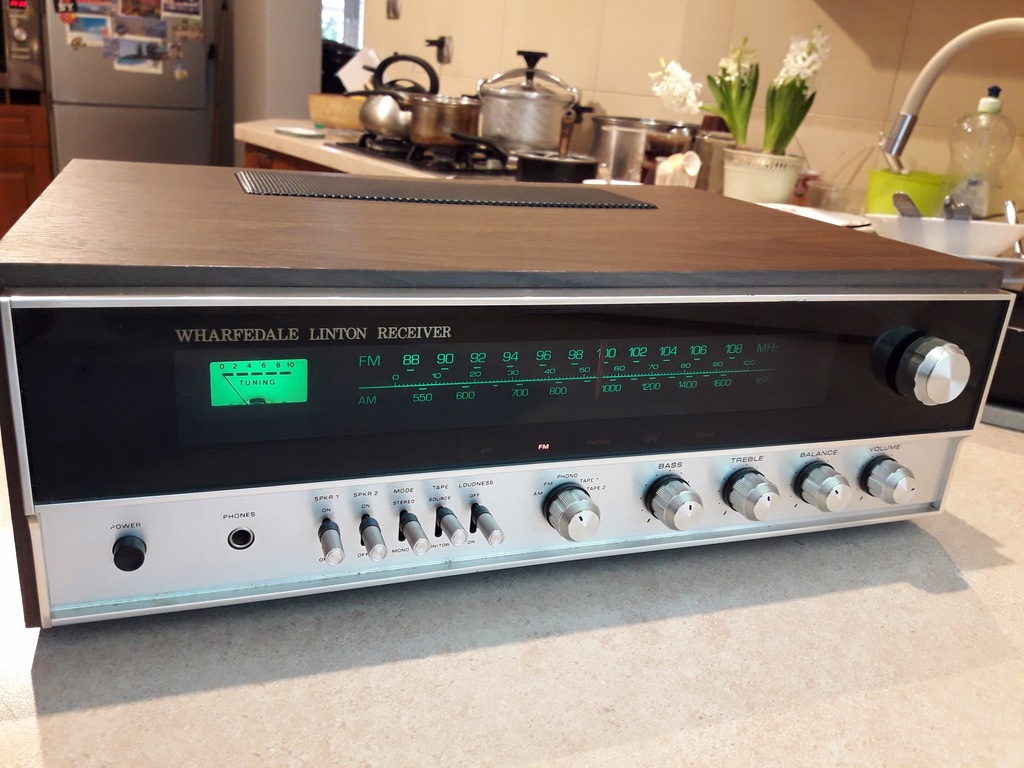 Amplituner WHARFEDALE LINTON WE40 jak ROTEL RX-200 - 13452478690 ...