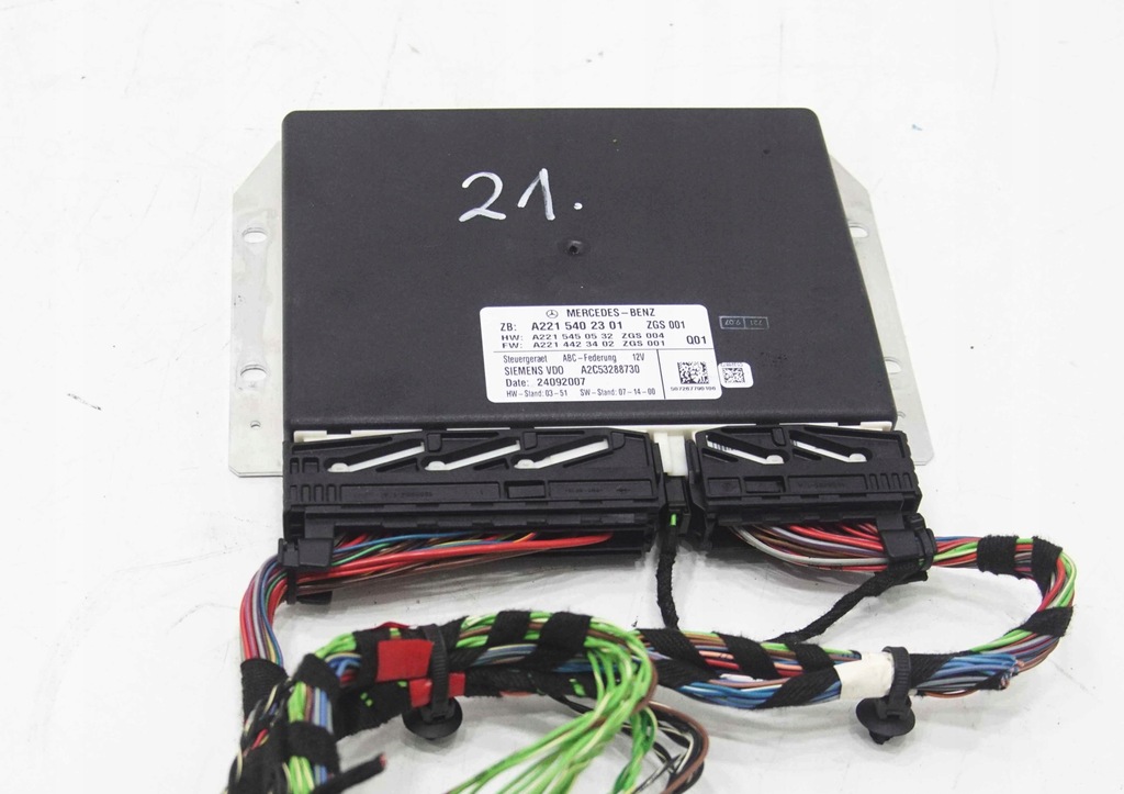 MODUŁ STEROWNIK ABC MERCEDES W221 W216 A2215402301 - 13068801892 - oficjalne archiwum Allegro