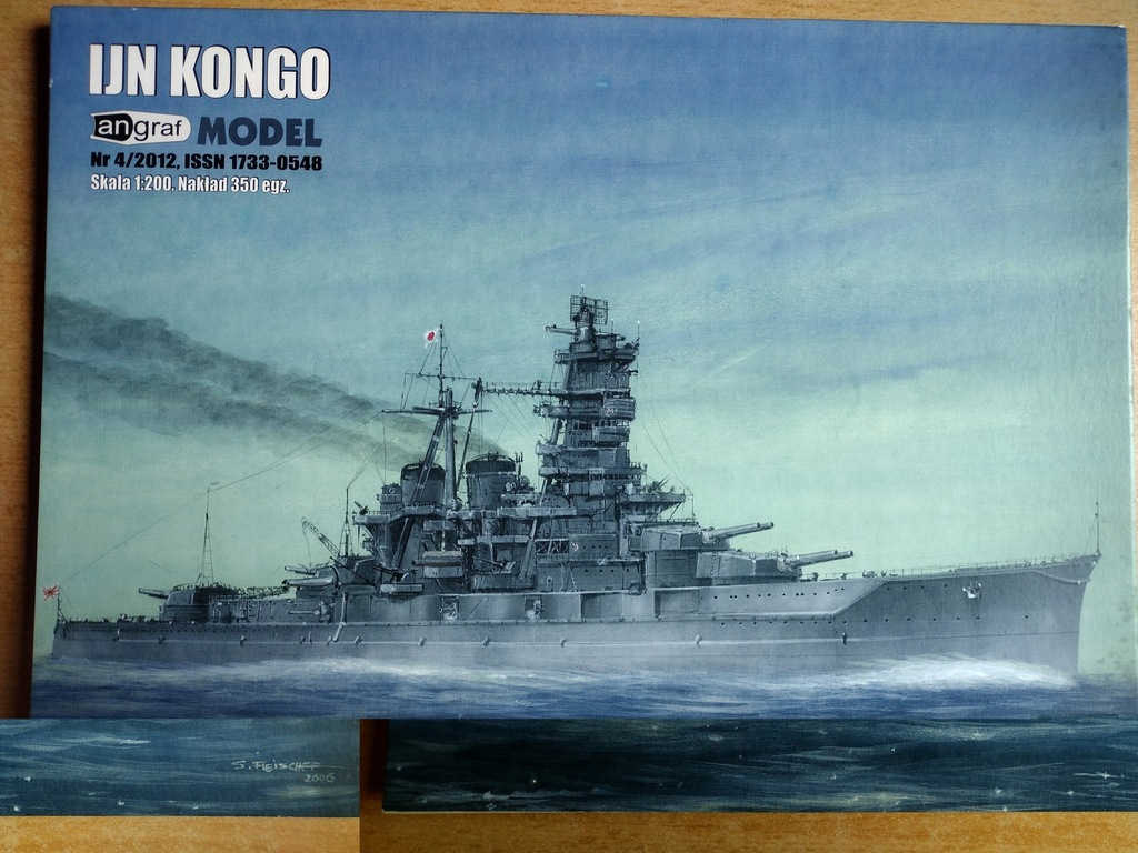 ANGRAF MODEL JAPOŃSKI KRĄŻOWNIK LINIOWY IJN KONGO - 13215235848 ...