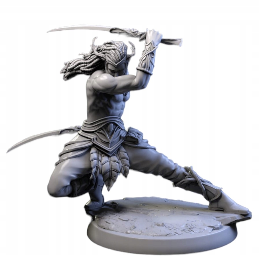Wood elf warrior figurka rpg dnd druk 3d 8k - 13354682667 - oficjalne ...
